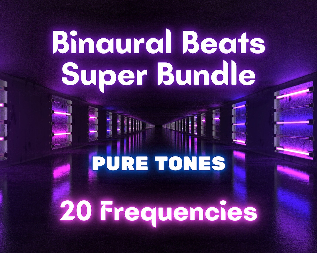 Binaural Beats Pure Tones Super Hz Bundle - 20 Frequencies - Delta Waves, Theta Waves, Alpha ...