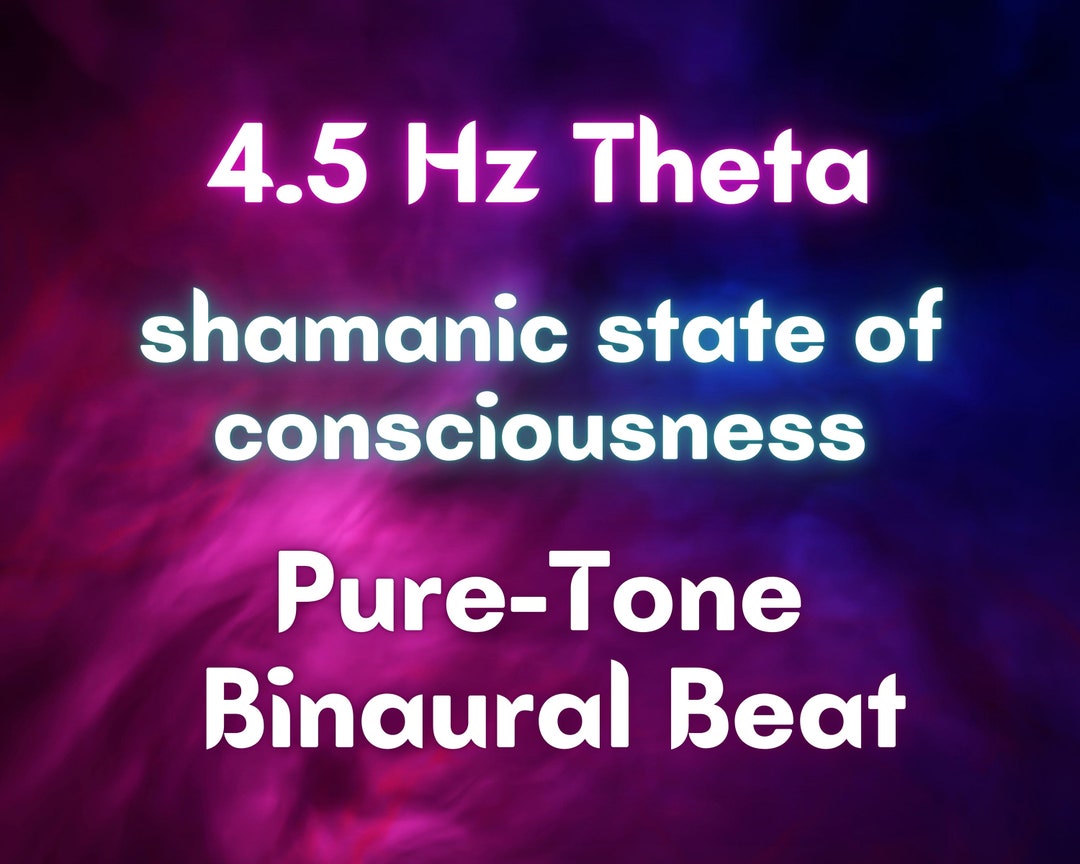 4.5 Hz Frequency Theta Waves - Pure Tone Binaural Beat for Meditation ...