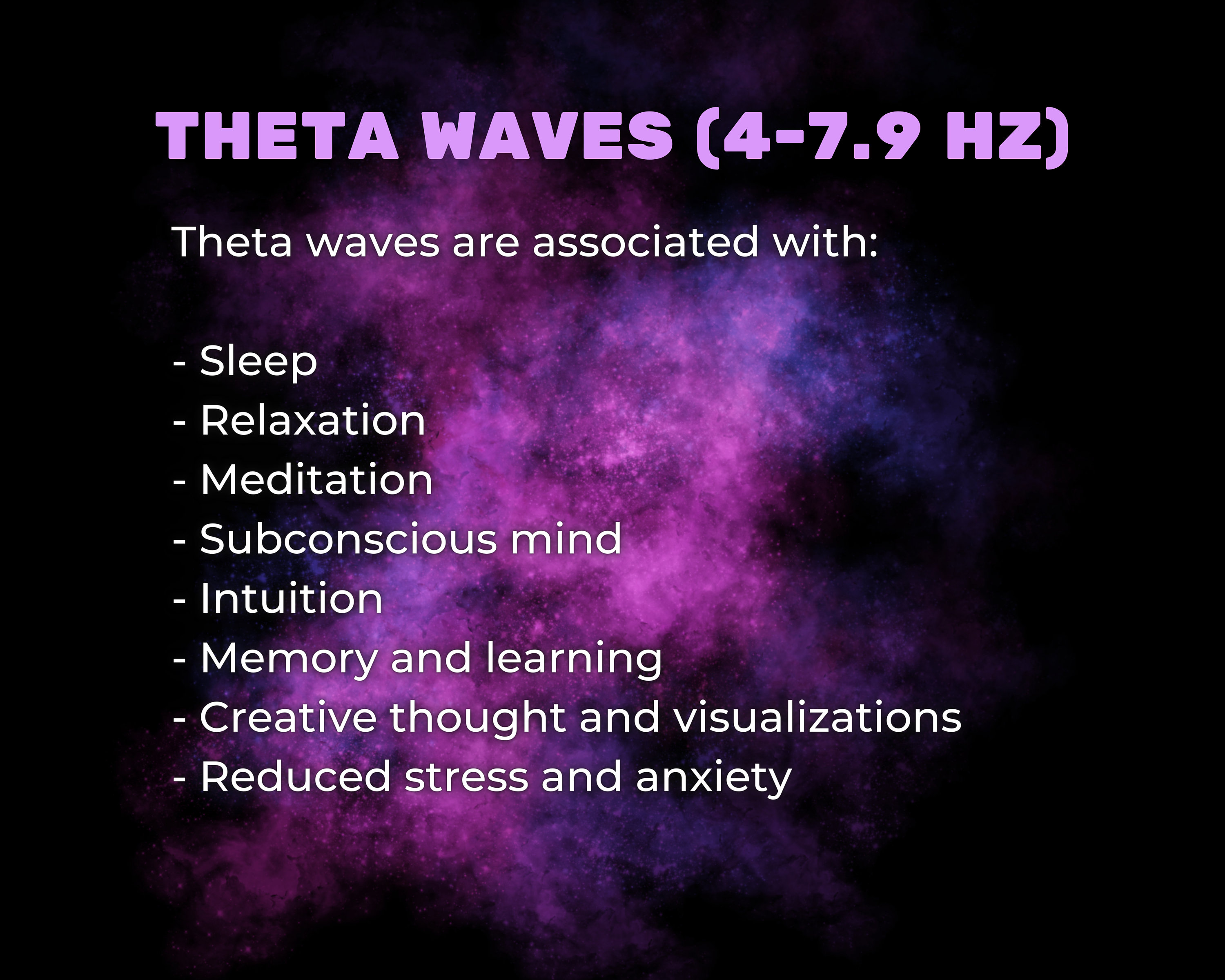 5.5 Hz Theta Waves Frequency Binaural Beats 8-pack Audio Pure Sound ...