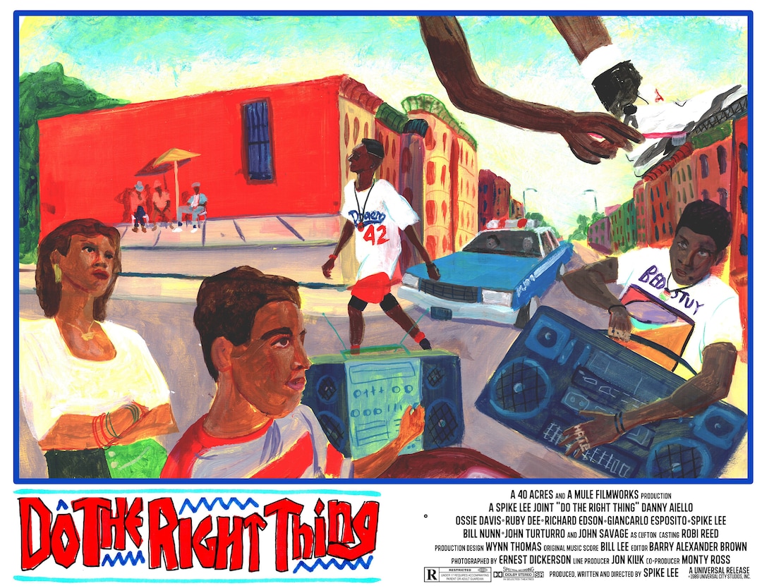 Do the Right Thing Movie Poster, Hand Painted (digital Download) - Etsy