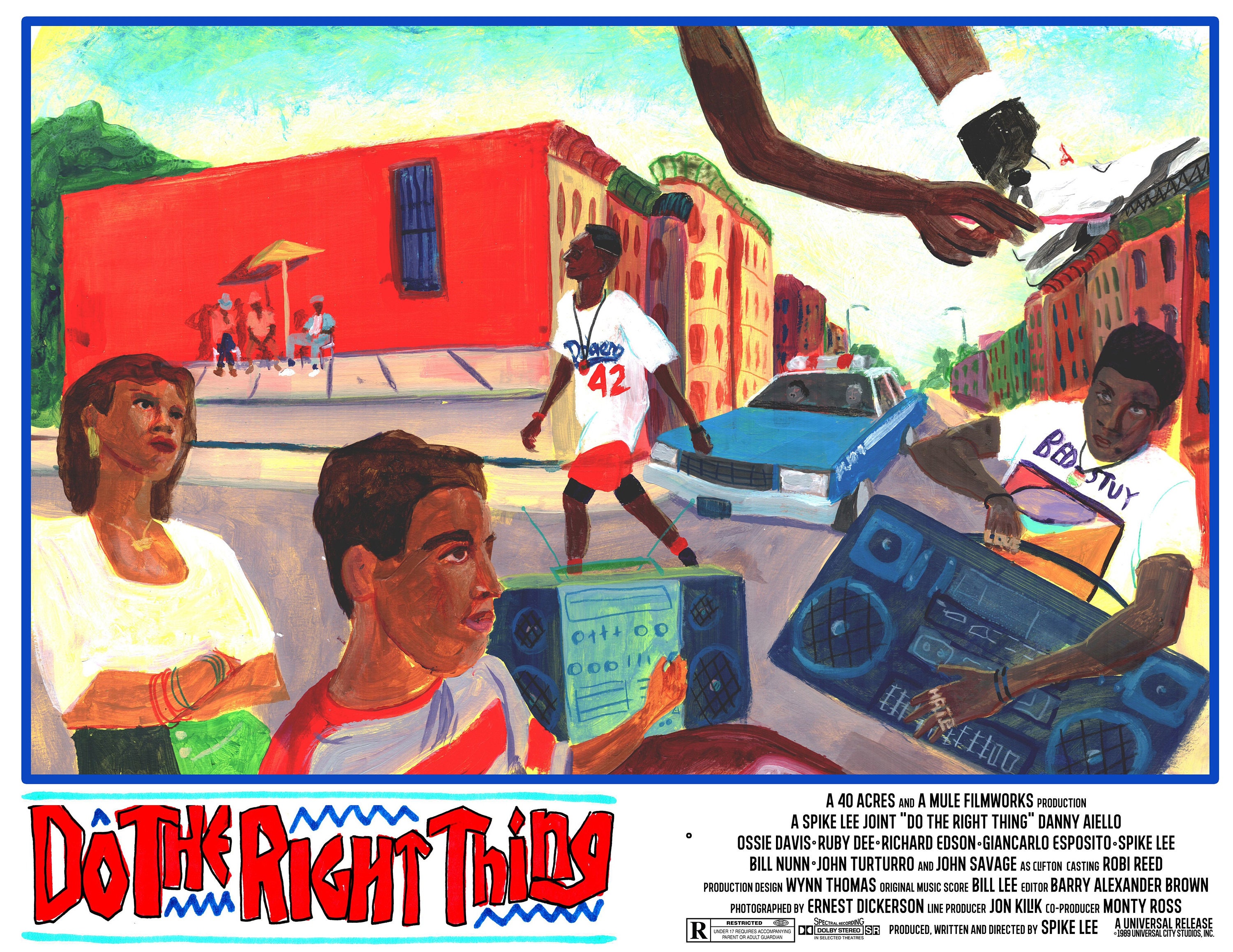 Do the Right Thing Movie Poster, Hand Painted (digital Download) - Etsy