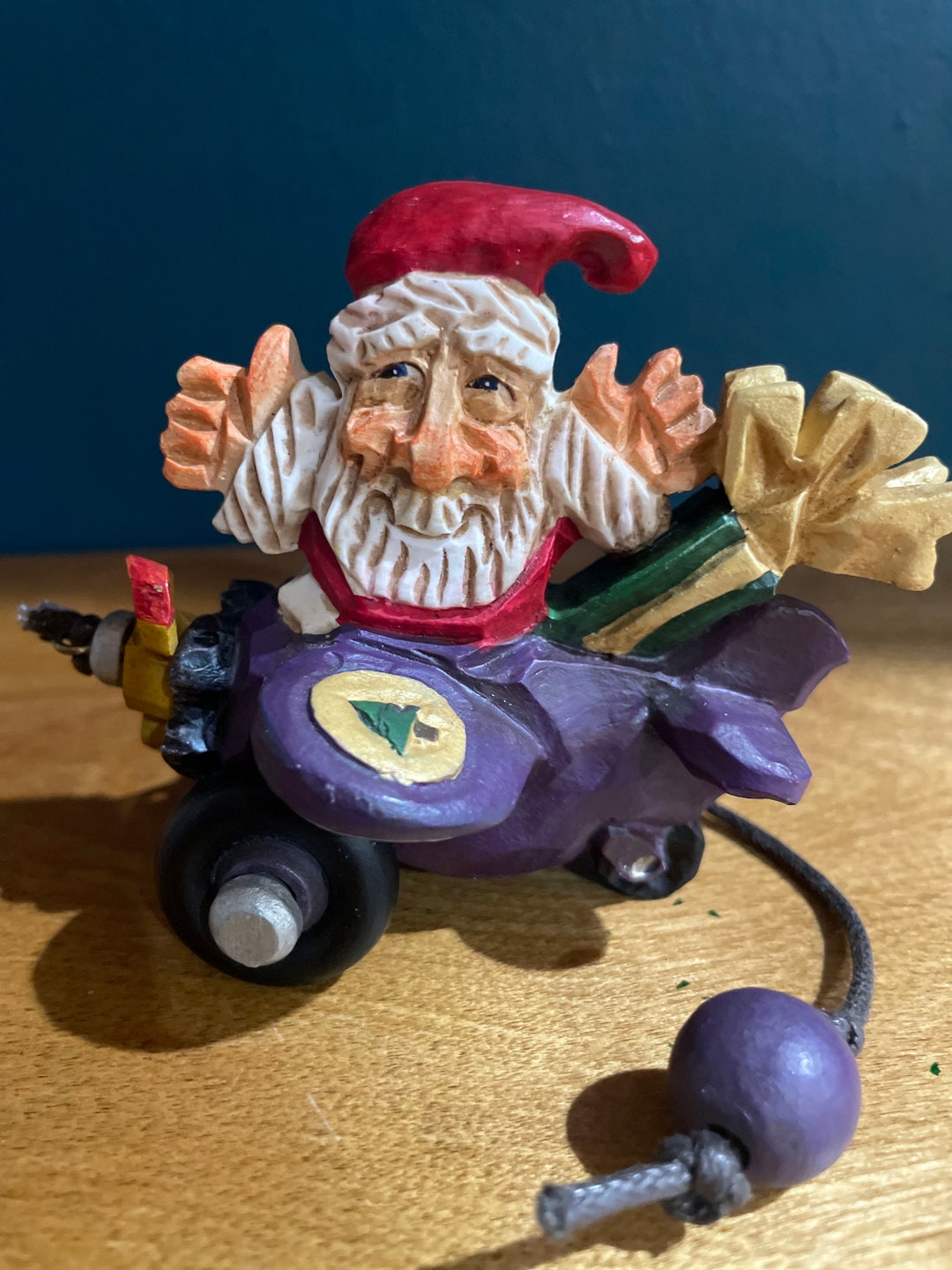 David Frykman Portfolio Christmas Collection Santa in Purple Airplane ...