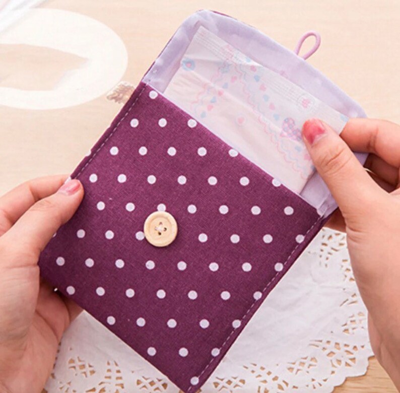 Female Hygiene Sanitary Pouch - Etsy