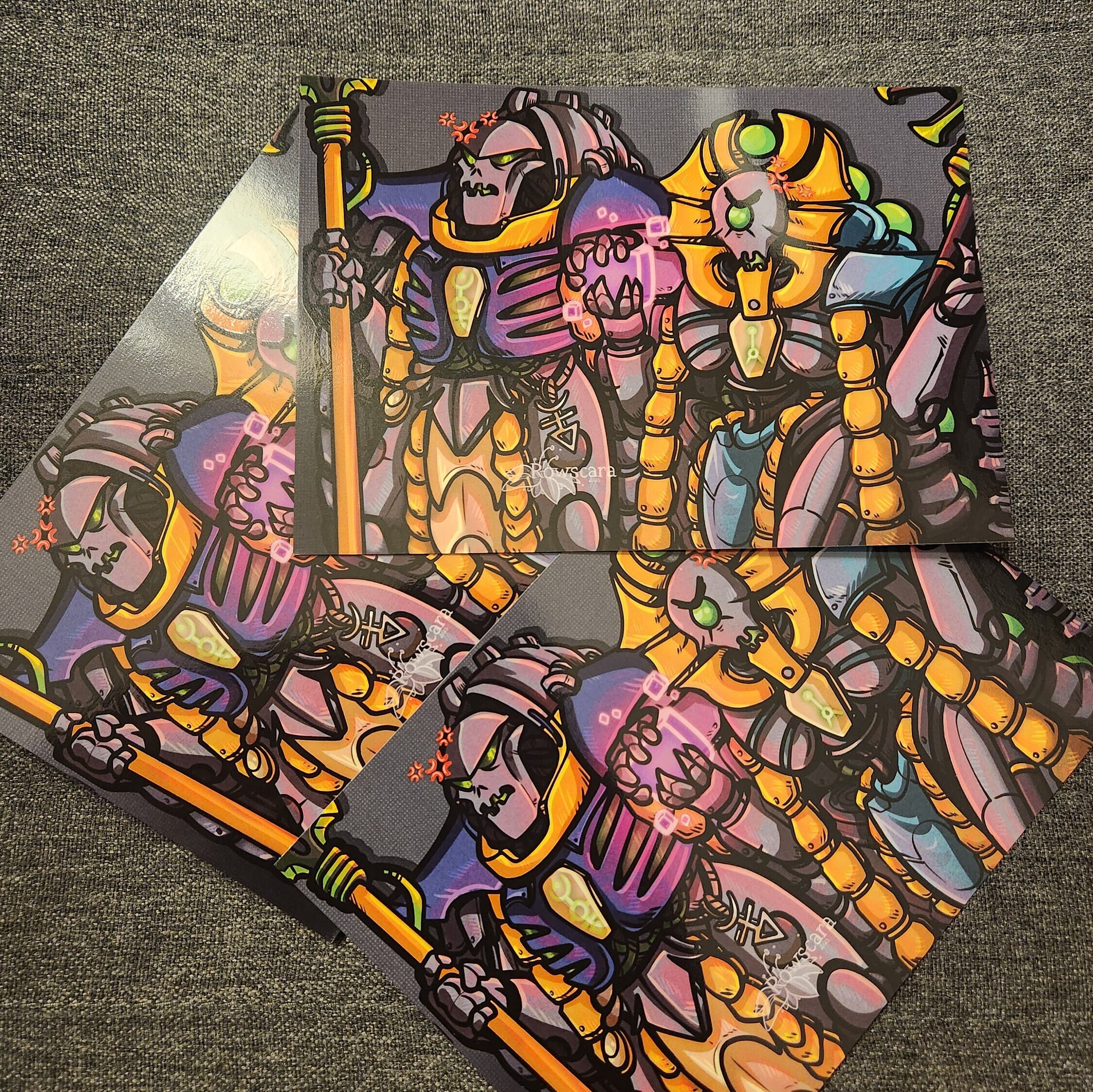 Art Print Dynamic Skeleton Duo - Etsy