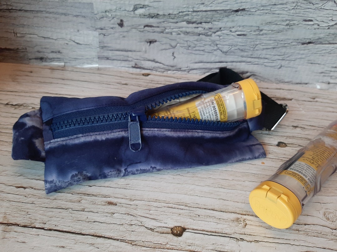 Funky Blue Epipen Belt - Etsy
