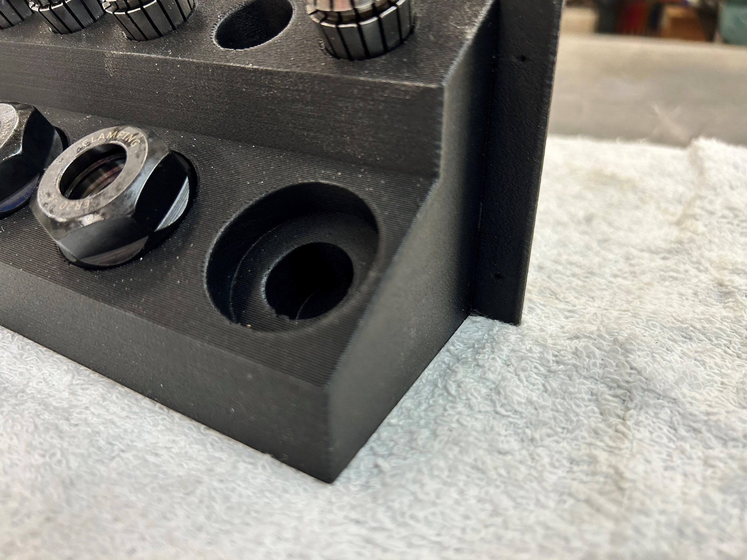 Wall Mount ER20 Collet and Collet Nut Holder - Etsy