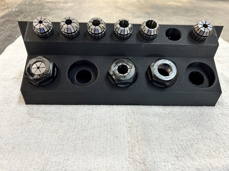 Wall Mount ER20 Collet and Collet Nut Holder - Etsy