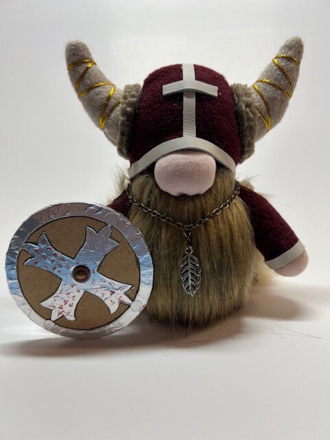 Mini Warrior Viking Gnome Textile Gnomes Decoration Decor Art Fabric ...