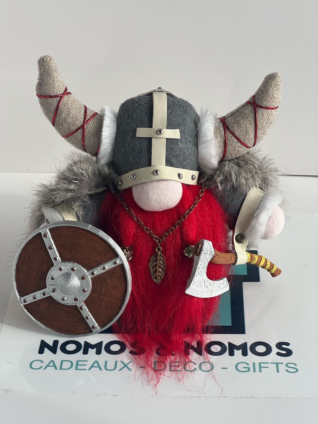 Decorative Mini Warrior Viking Gnome Textile Gnomes Decoration Decor ...