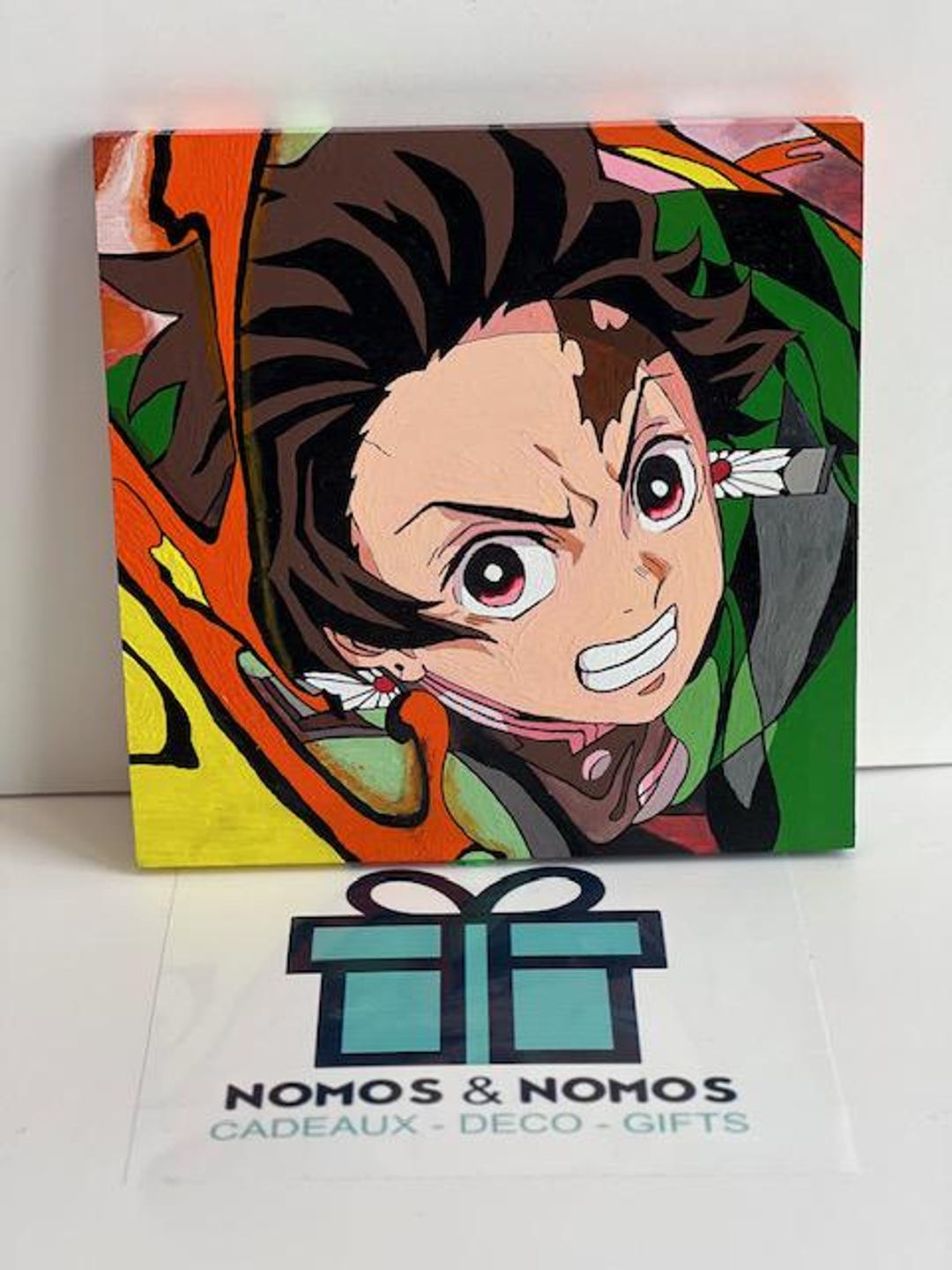 Commission Original Anime Wood Art - Hand-painted Anime Wooden Artwork ...