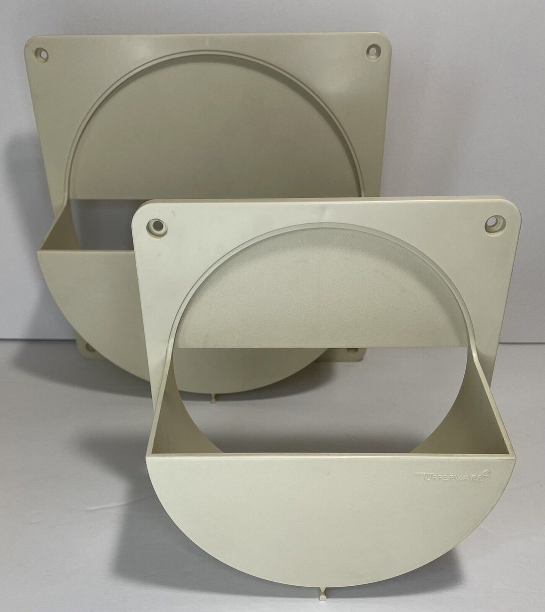 Vintage Tupperware Lid Storage Organizers Holders 1645 1644 Medium ...