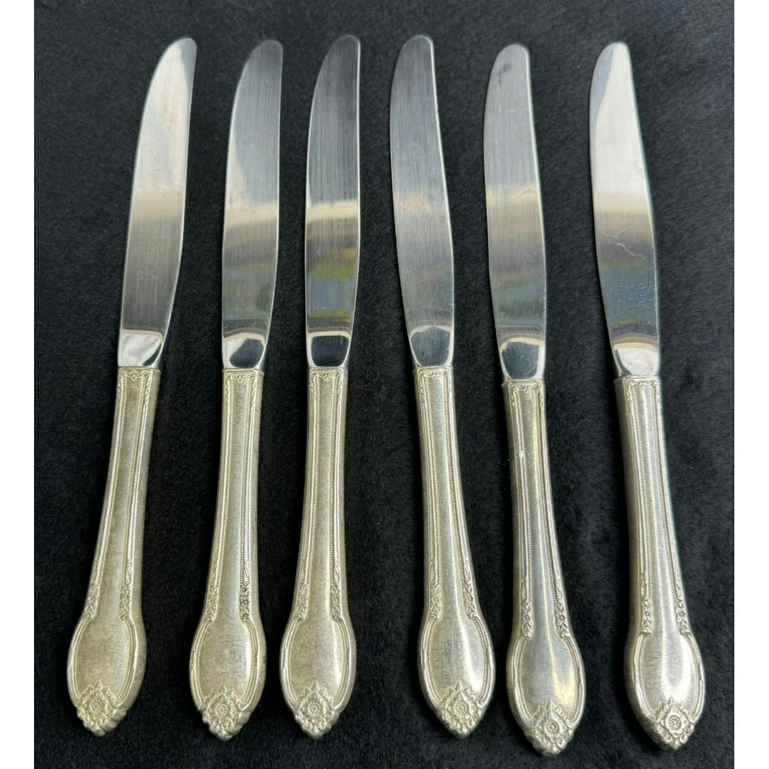 Set of 6 1847 Rogers Bros Remembrance Table Knives Knife - Etsy