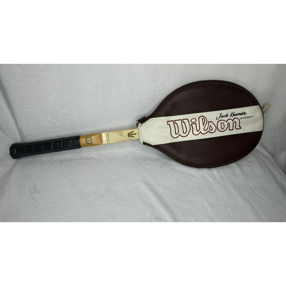 1970's Wilson Jack Kramer Autograph Tennis Racquet Professional Select ...