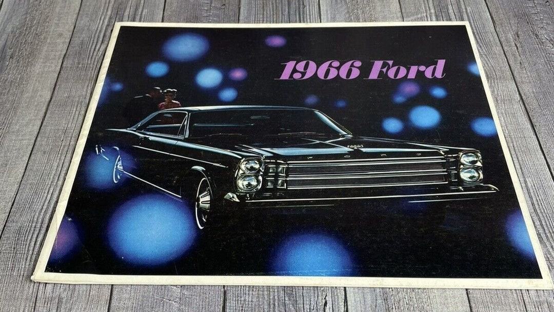 Original 1966 Ford Full Size Car Sales Brochure Catalog - Etsy