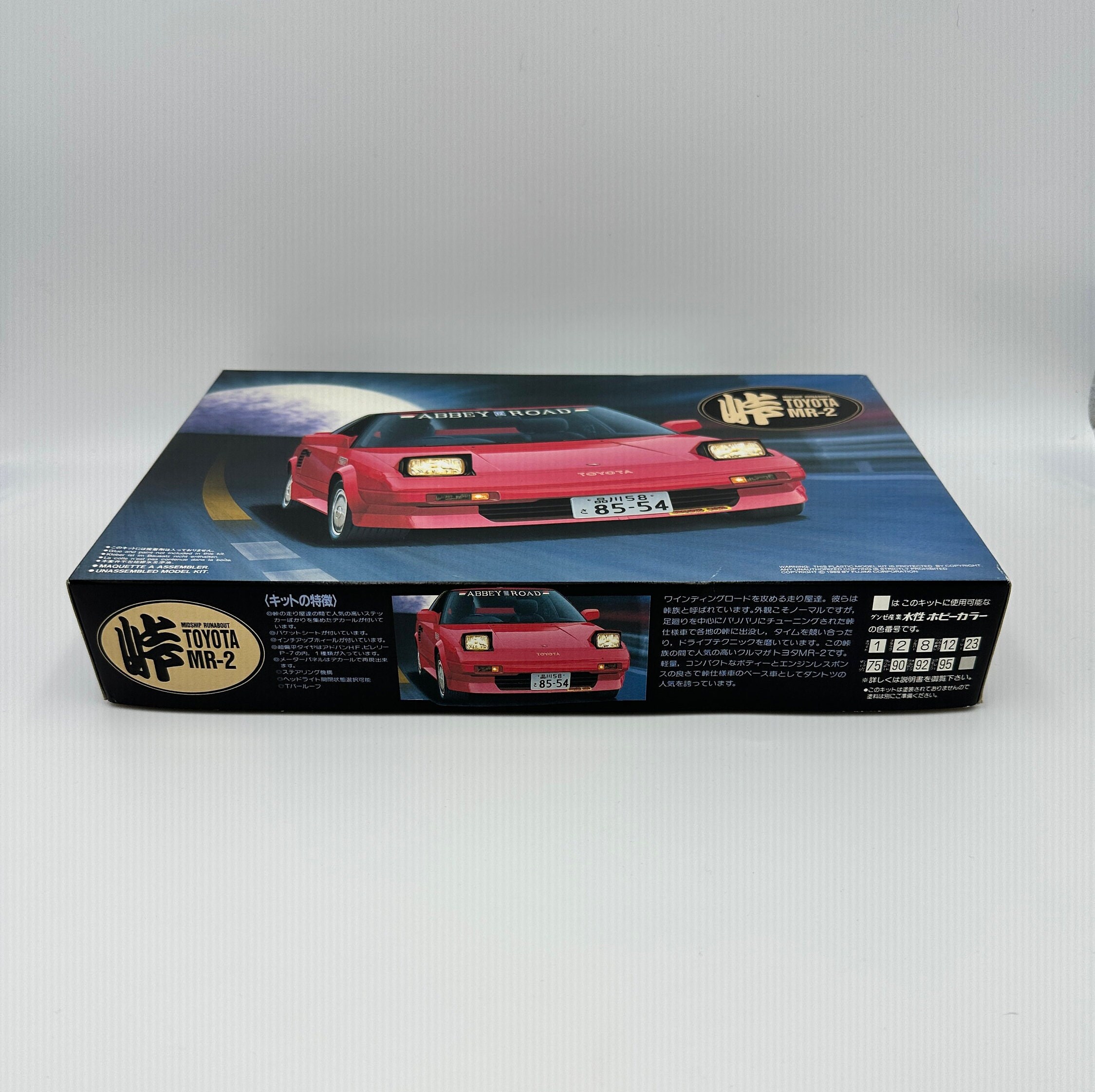 1/24 Toyota MR-2 AW11 Scale Model by Fujimi - Etsy