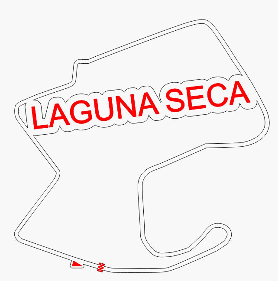 Laguna Seca Race Track Digital Download for Laser Cutting, Engraving ...
