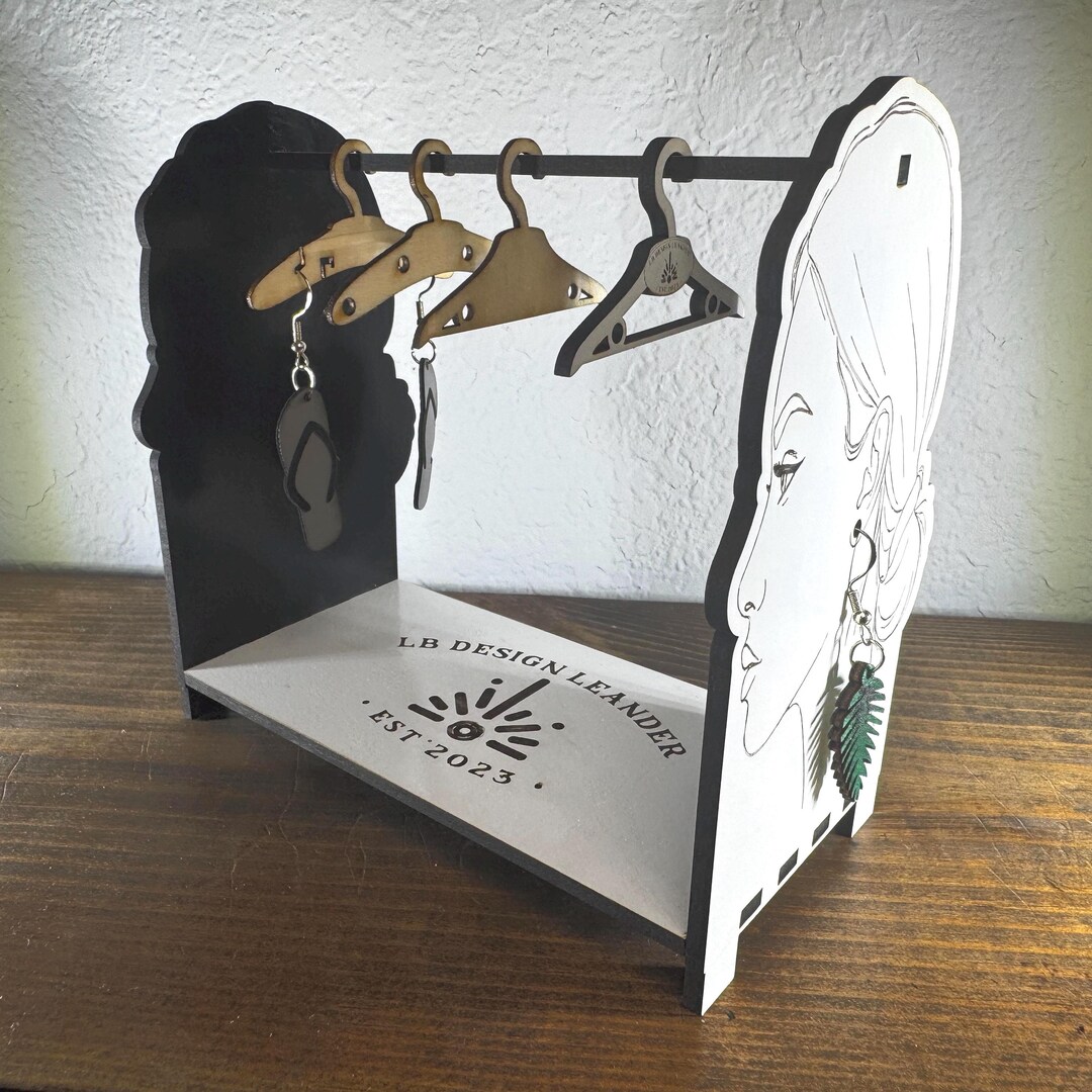 Earring Holder SVG, Jewelry Display Stand, Laser Cut File (digital ...