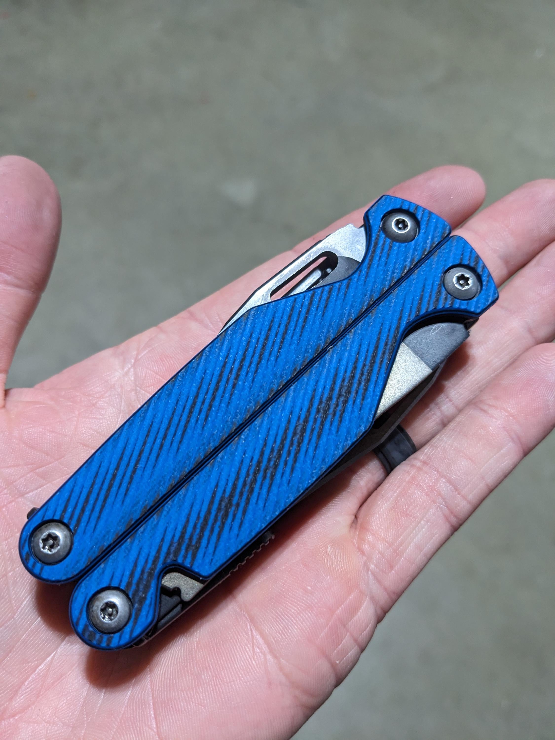 SCALES ONLY - Leatherman Charge G10 Scales- Blue/black-torx Screws - Etsy