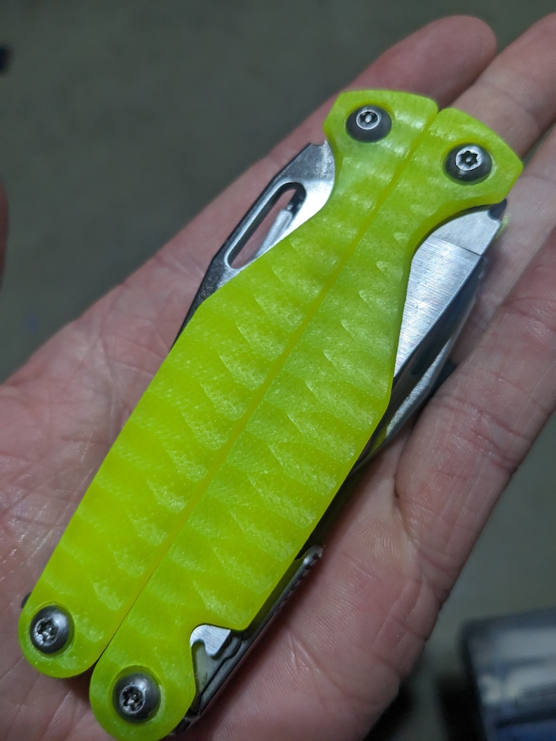 SCALES ONLY - Leatherman Charge G10 Scales- Day Glow Yellow-torx Screws ...