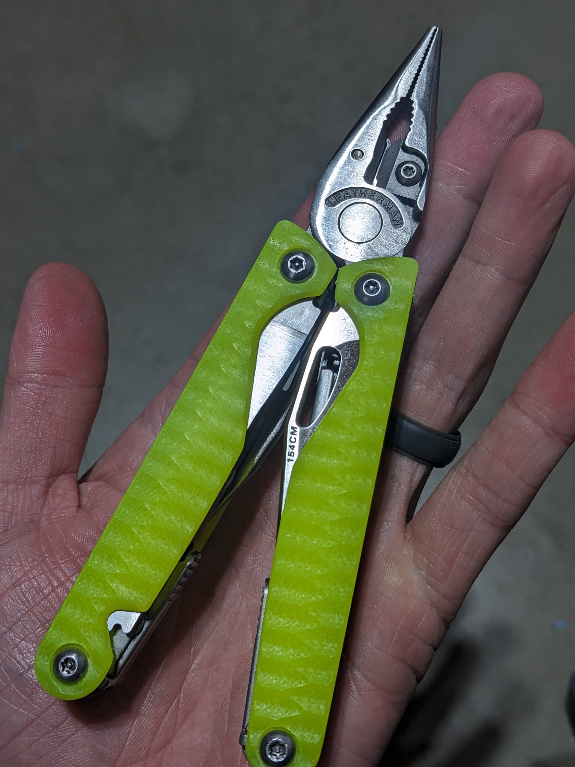 SCALES ONLY - Leatherman Charge G10 Scales- Day Glow Yellow-torx Screws ...