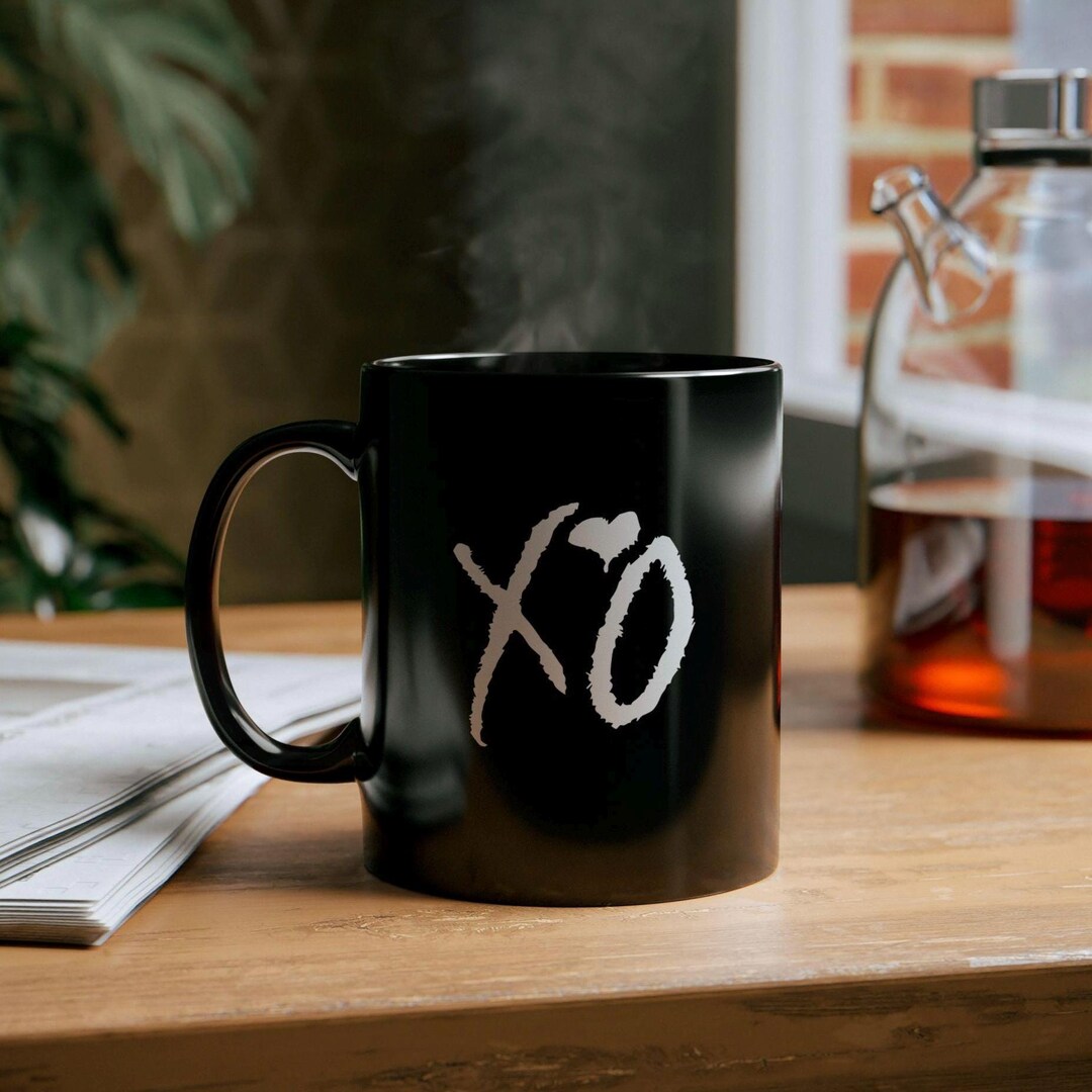 XO the Weeknd Black Ceramic Mug Coffee Mug the Weeknd XO Mug 11oz Mug ...