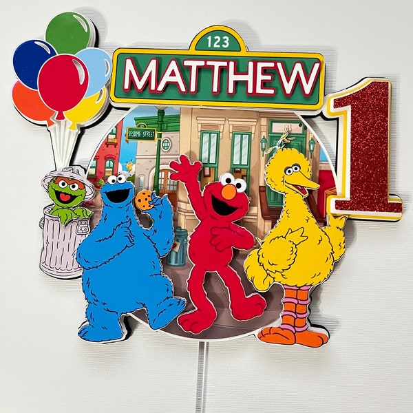 Elmo Cake Topper - Etsy