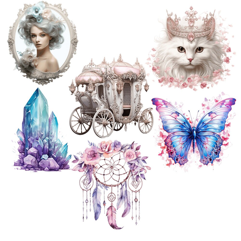 Royal Princess Princess PNG, Magical Kingdom Clipart PNG for Journal ...