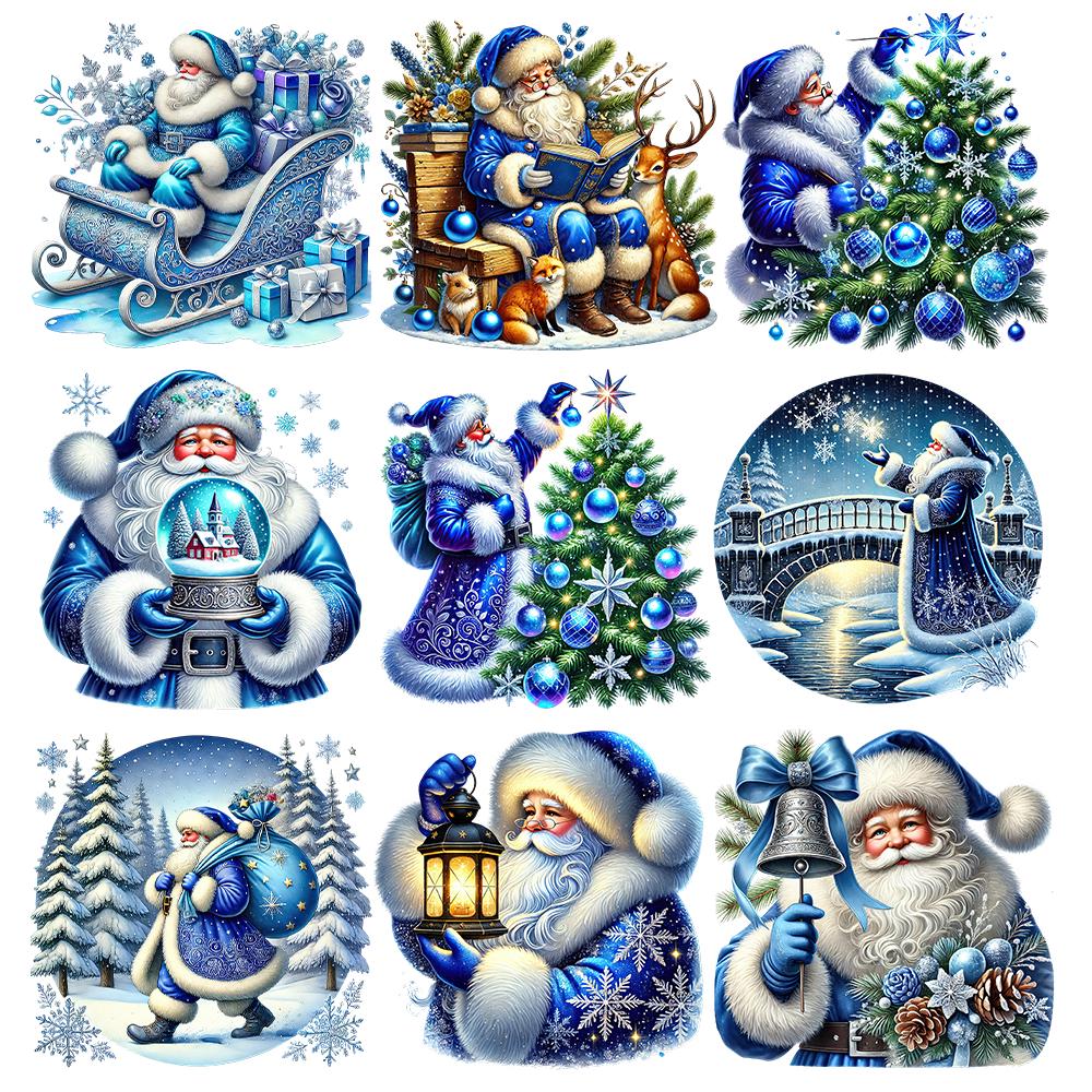 Christmas Santa Claus Clipart, Holiday PNG Graphics (digital Download ...