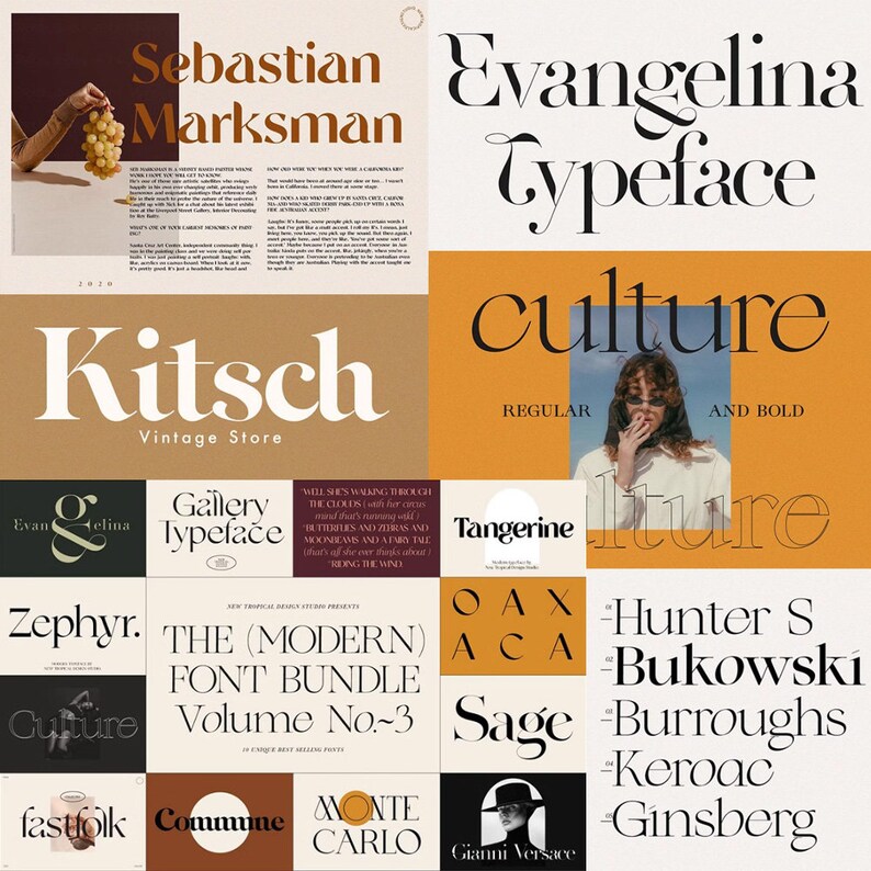 Modern Font Bundle - Cricut Fonts, Procreate Fonts, Canva Fonts ...