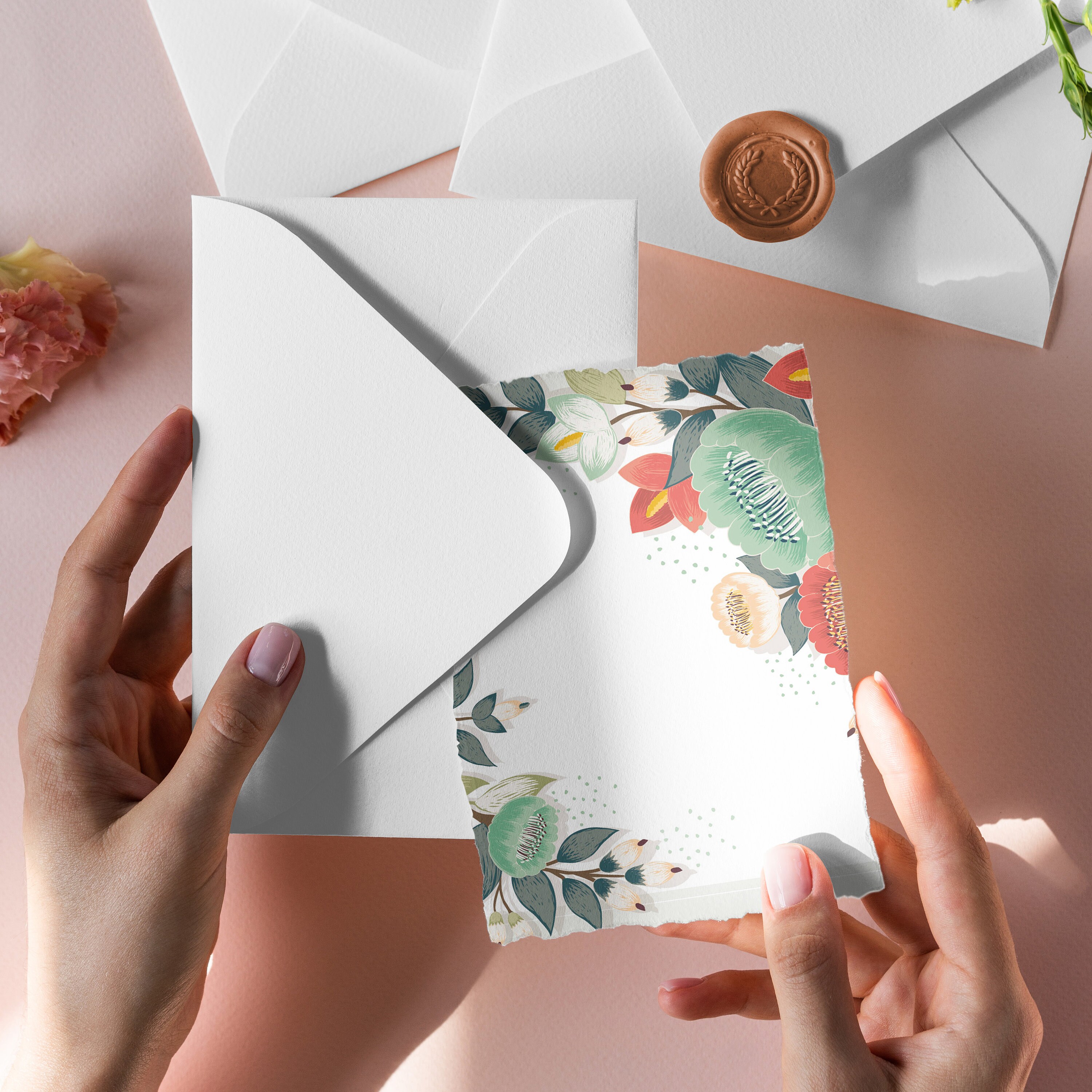 10 EPS Files Createable Hand Drow EPS Flowers, Wild Floral Bouquets ...