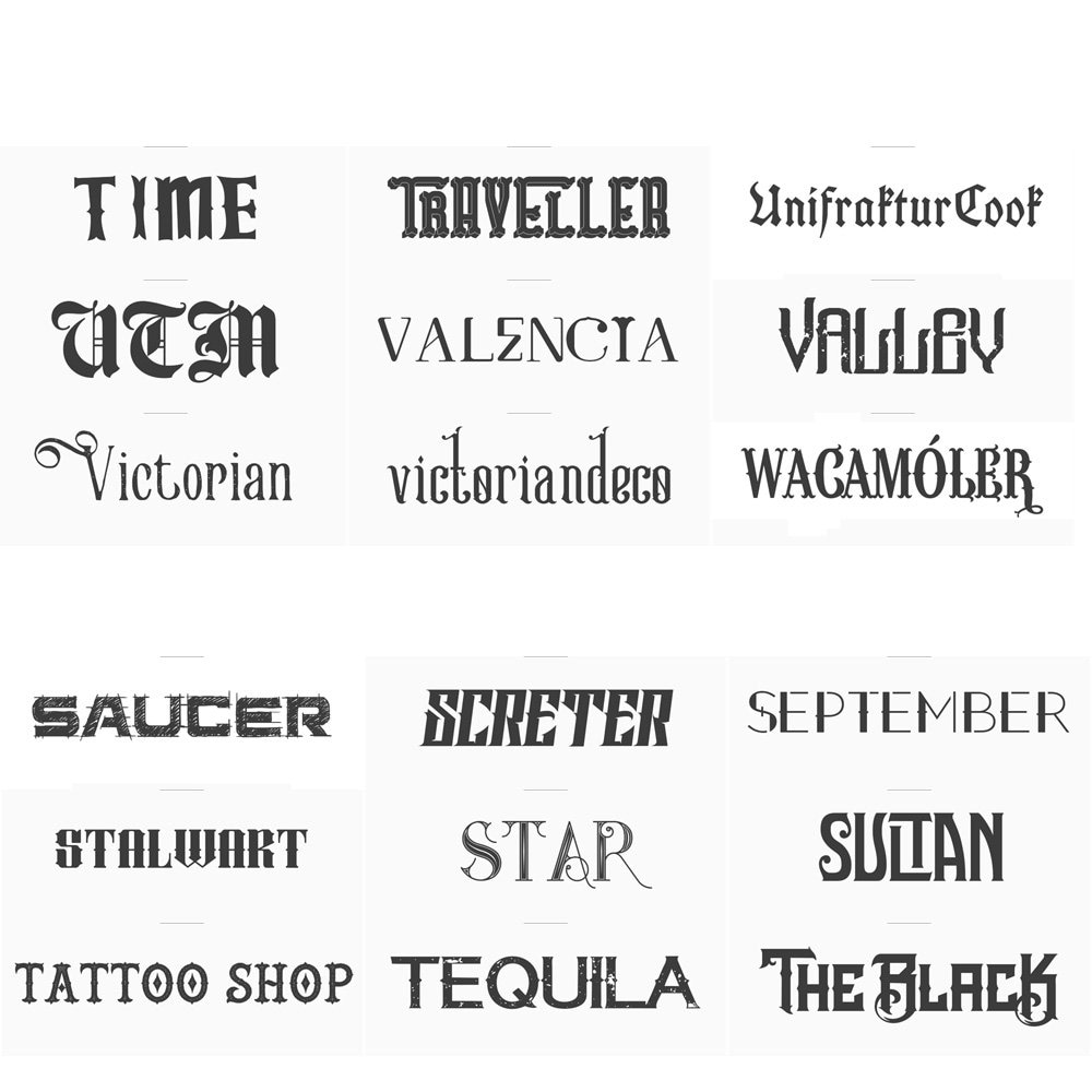 Gothic Dark Font Bundle, Planner Fonts, Farmhouse Font, Calligraphy ...