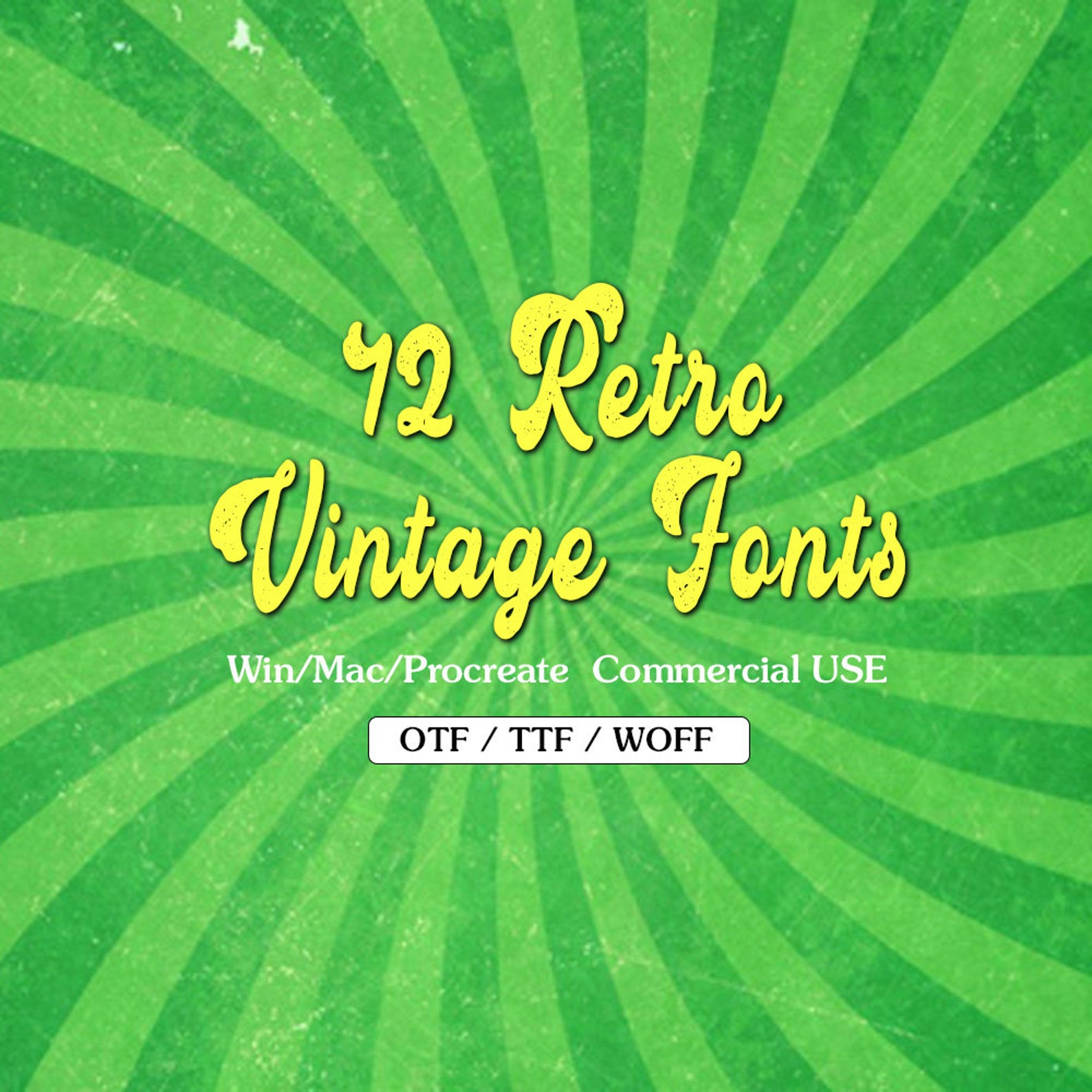 Modern Retro Font Bundle Best Collection, Vintage and Tattoo Font, Old ...