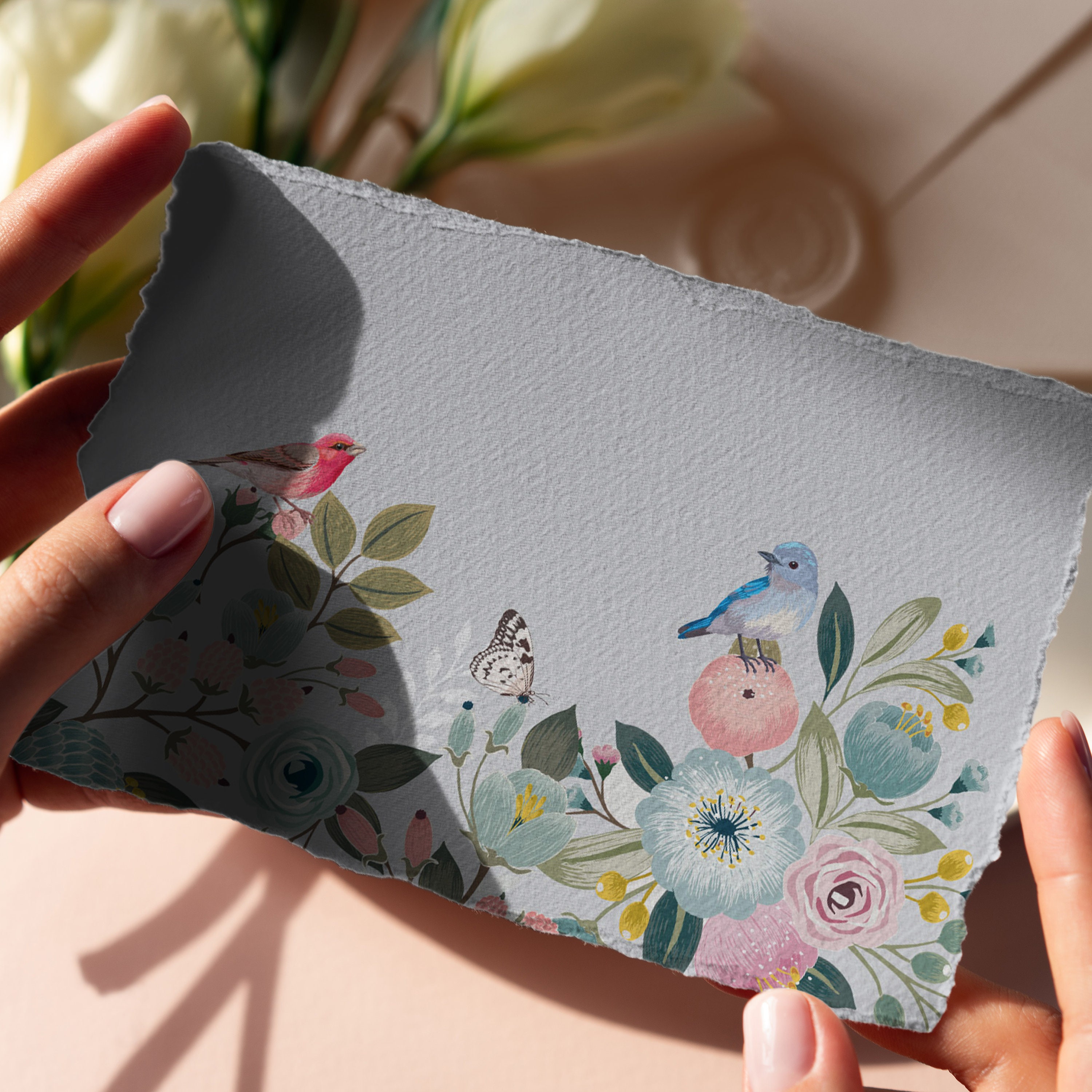 10 EPS Files Createable Hand Drow EPS Flowers, Wild Floral Bouquets ...