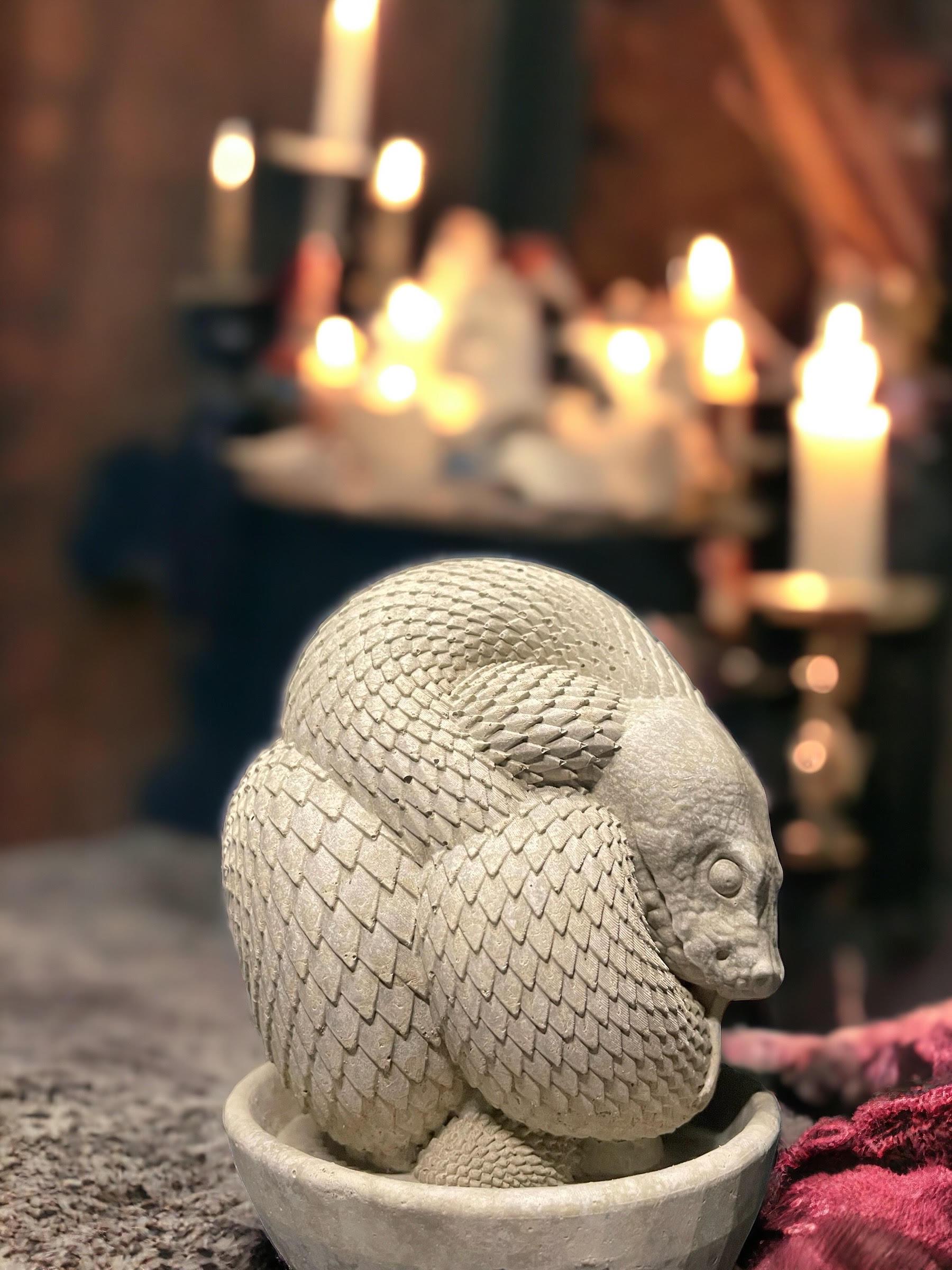 Snake Statue - Concrete Statuary Decor - Lawn & Garden Art - Outdoor ...