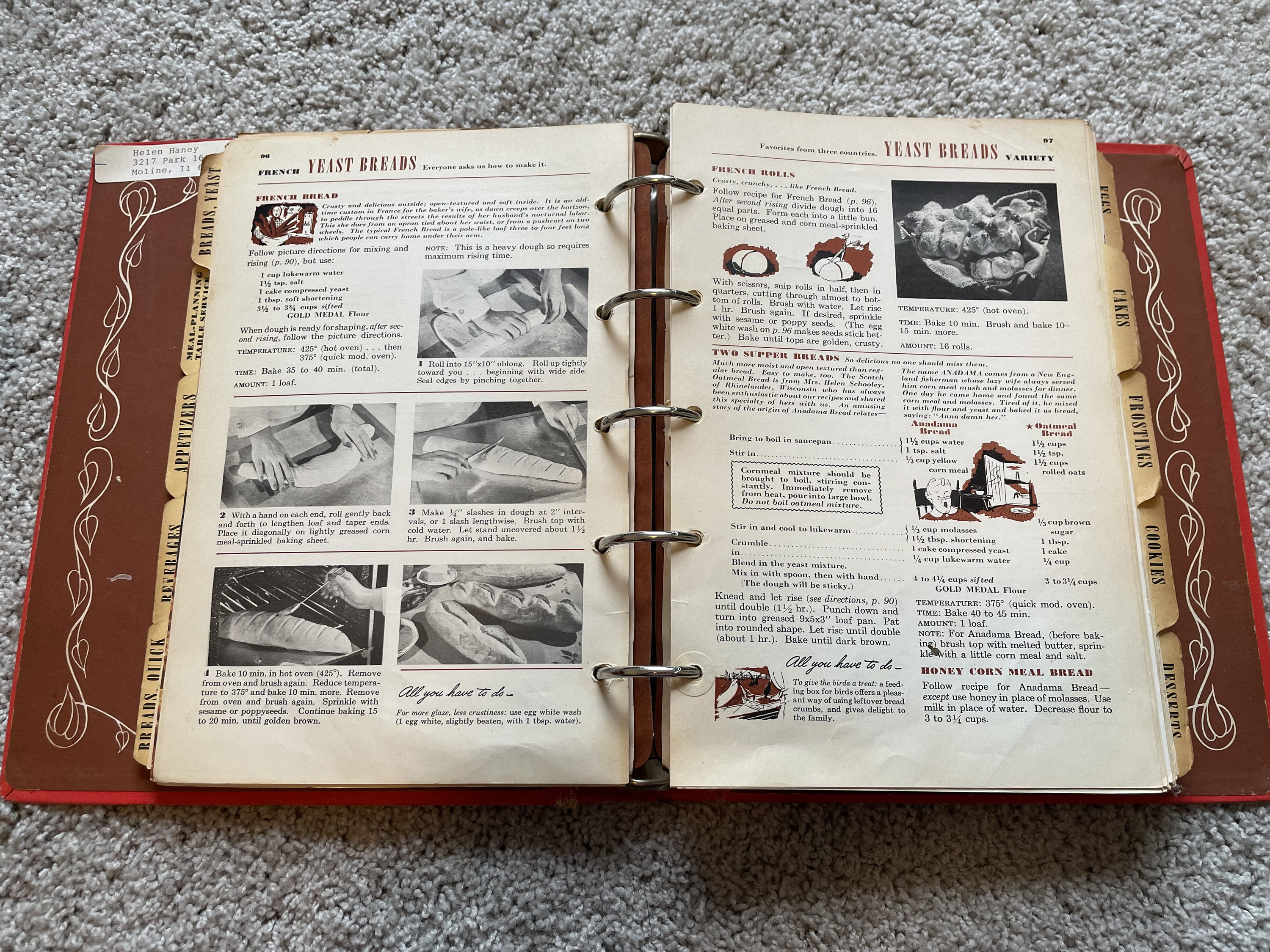 Betty Crockers Picture Cook Book Rare First Edition First Printing 1950 ...