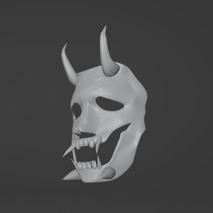 Neon White Game Cosplay Mask - 3D Print Model File - STL Download ...