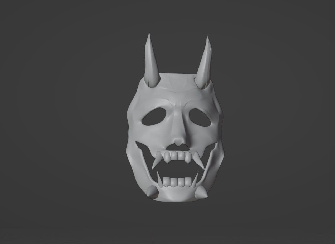 Neon White Game Cosplay Mask - 3D Print Model File - STL Download ...