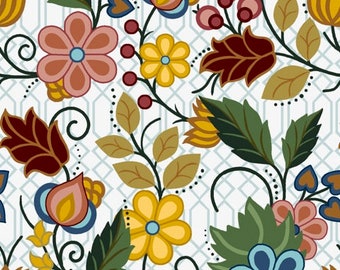 Tracey Metallic First Nations Fabric Aboriginal Fabric Native American ...