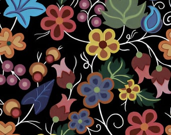 Tracey Metallic First Nations Fabric Aboriginal Fabric Native American ...