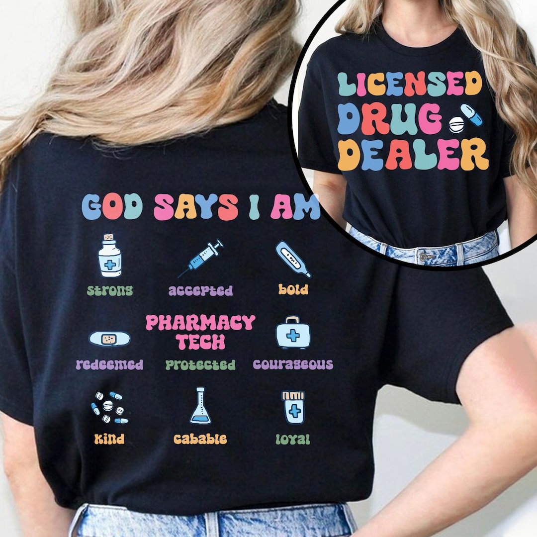 Custom Licensed Drug Dealer Shirt, Pharmacy Tech Shirt, Nurse Shirt ...