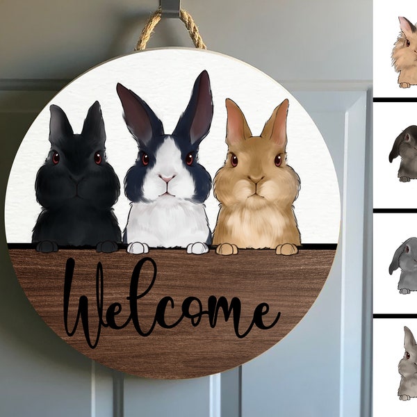 Bunny Door Hanger - Etsy