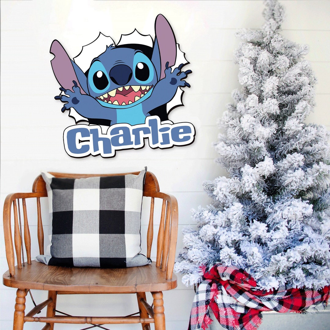 Personalized Stitch Sign Stitch Custom Name Sign Lilo and - Etsy