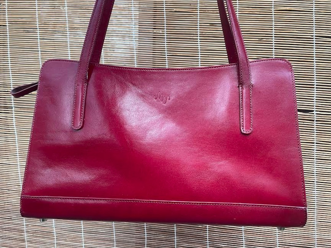 Monsac Bag in Ruby Red GORGEOUS - Etsy