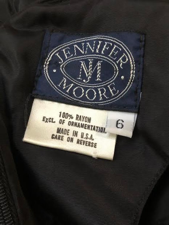 Jennifer Moore Velvet LBD with Flower Closure (Size 6) - Gem