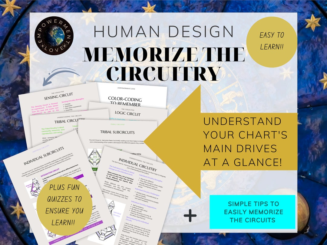 Human Design Circuitry Human Design Chart Reading Tools - Etsy