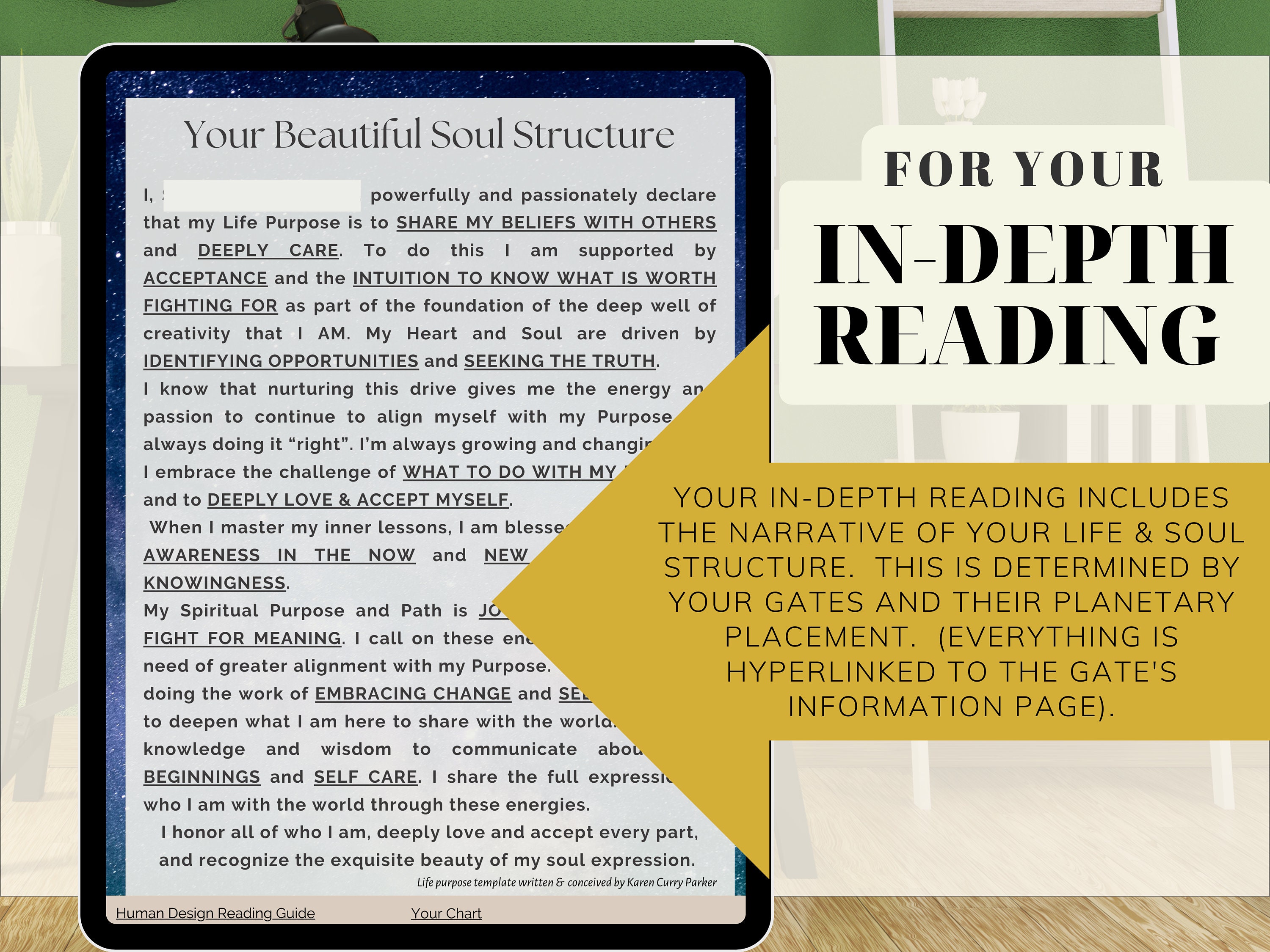 Human Design Chart Reading Book, Your Energetic Blueprint, Soul ...