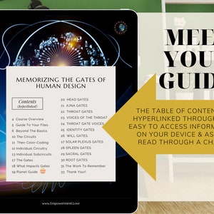 Human Design Gates Study Guide, Human Design Gates' Cheat Sheets, Human ...