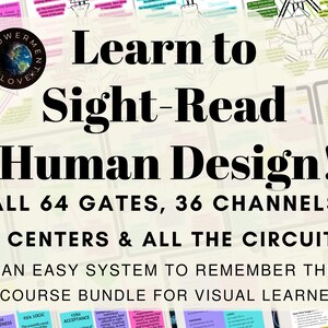 Human Design for Visual Learners, Learn How to Sight-read Human Design Charts, Human Design Gate ...