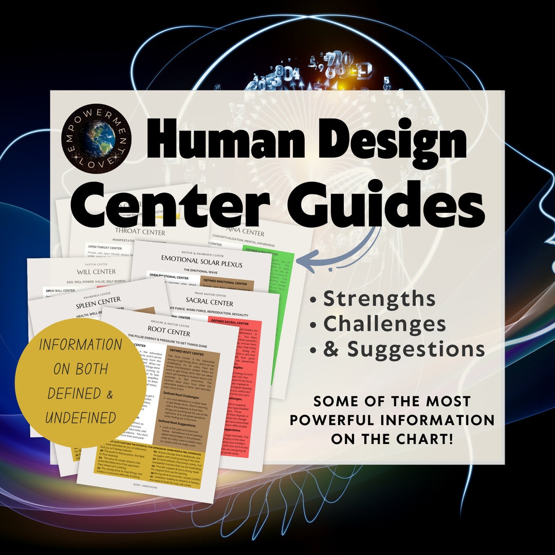 Human Design Center Study Guides, Understanding the Centers of Human ...