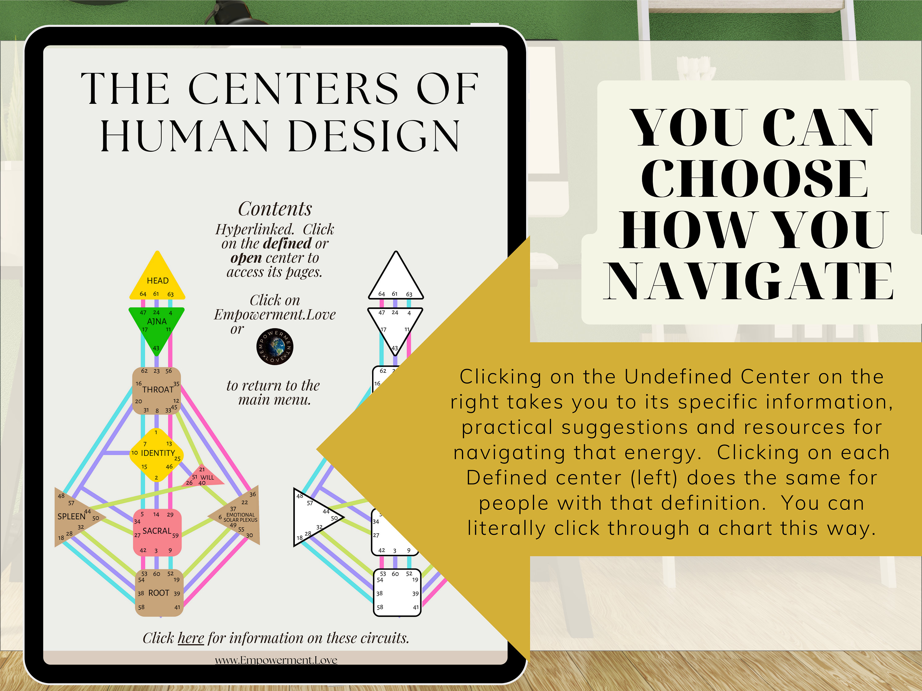 Human Design Centers Coaching Book, Empowered Chart Reading, Understand ...